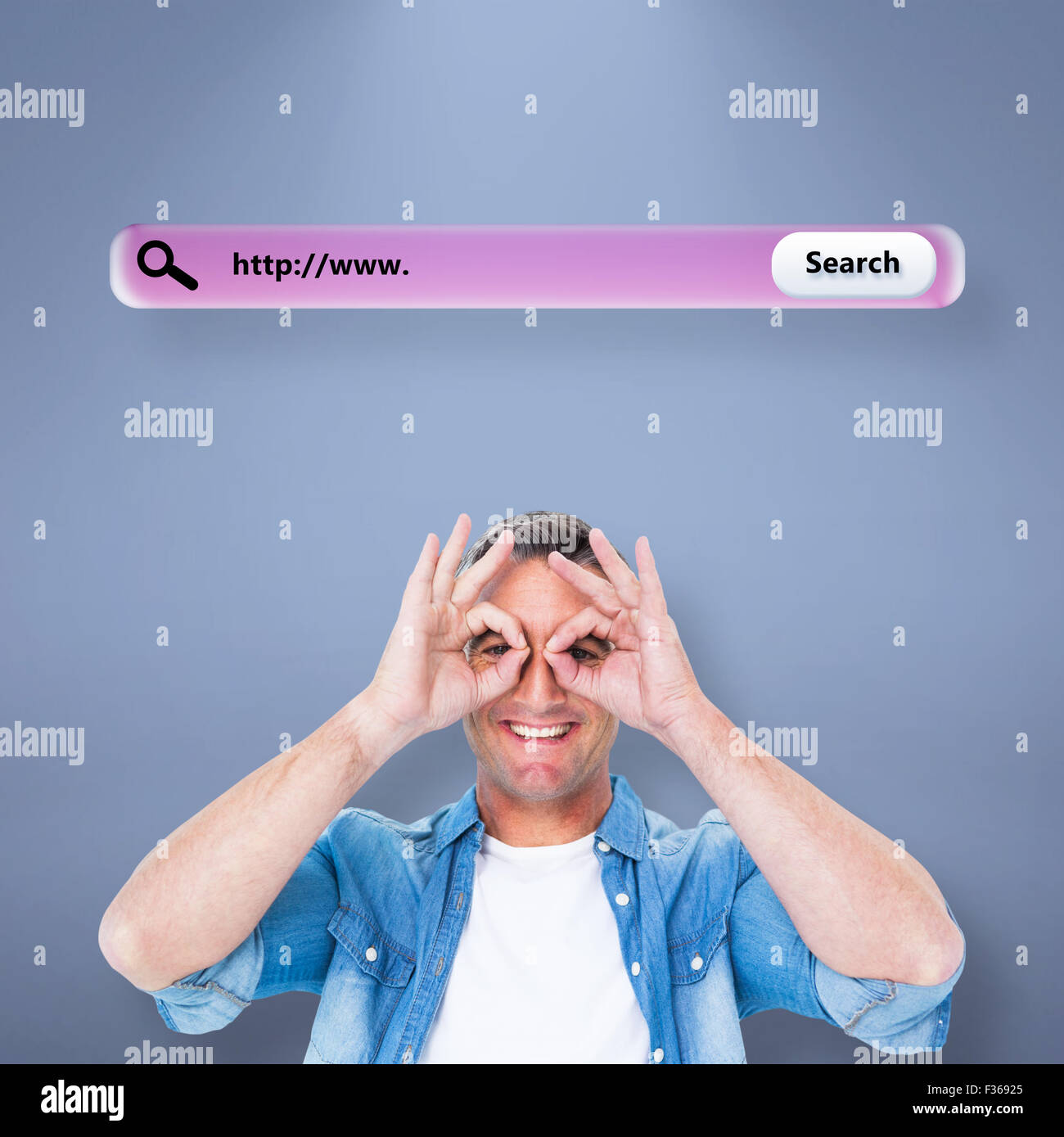 Fingers around eyes hi-res stock photography and images - Alamy
