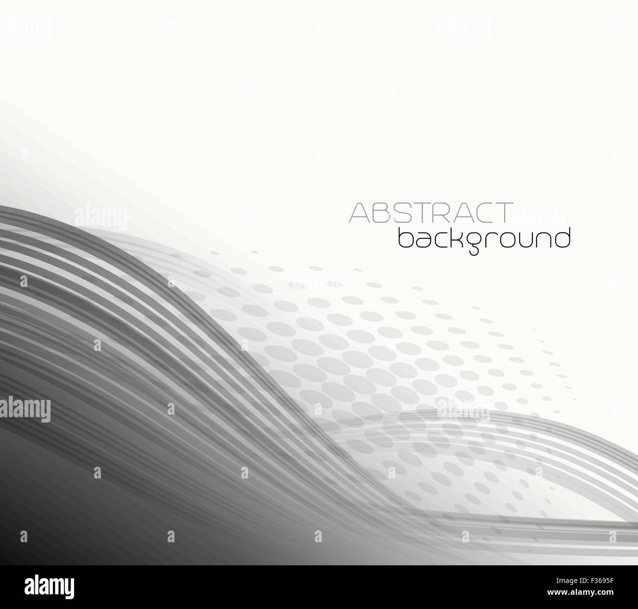 Abstract template background with curved wave Stock Vector Image & Art ...