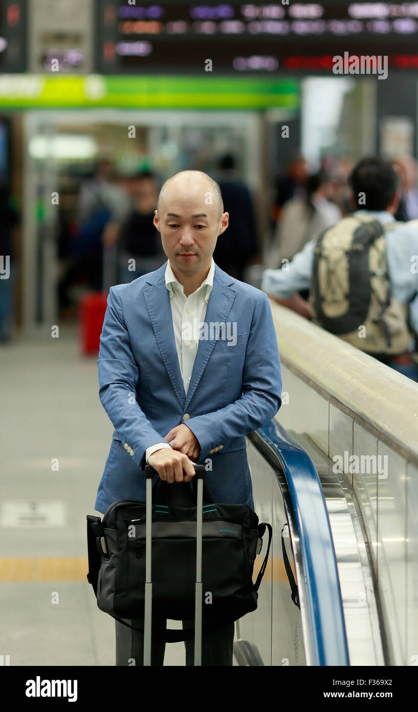 Passenger at Tokyo Station Stock Photo - Alamy