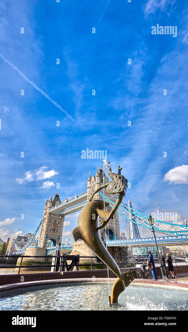 Tower Bridge (built 1886–1894) is a combined bascule and suspension ...