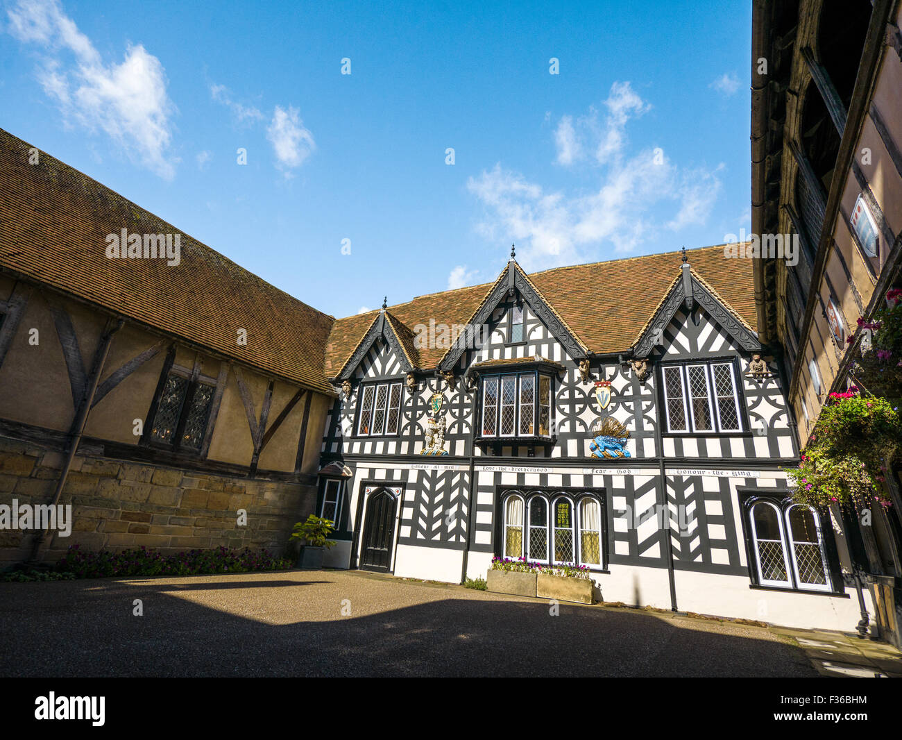 Built in the fourteenth and fifteenth centuries, this timber framed ...
