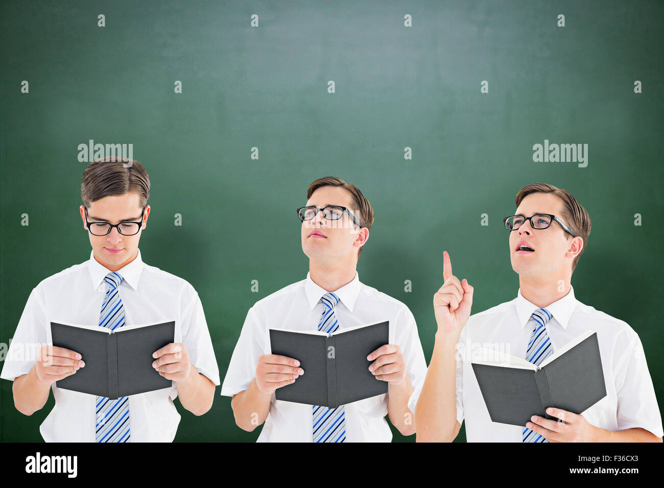 Nerd reading hi-res stock photography and images - Alamy