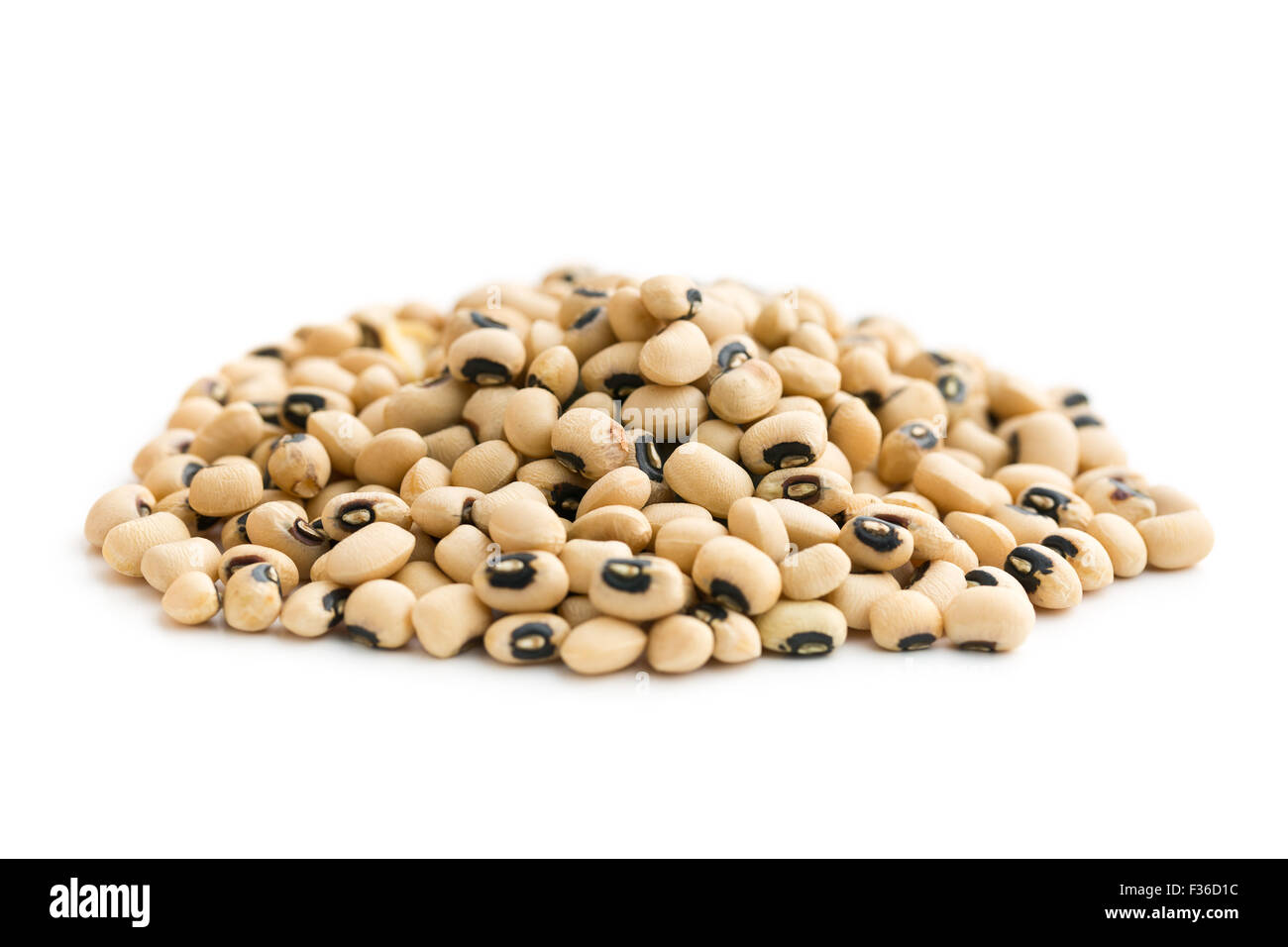 uncooked beans on white background Stock Photo - Alamy