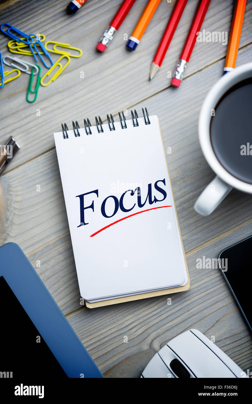 Focus desk hi-res stock photography and images - Alamy