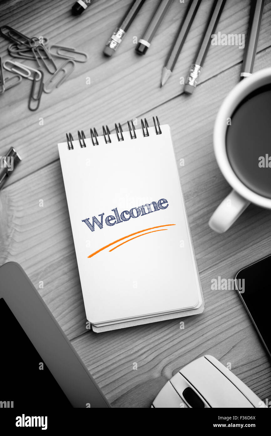Welcome desk hi-res stock photography and images - Alamy