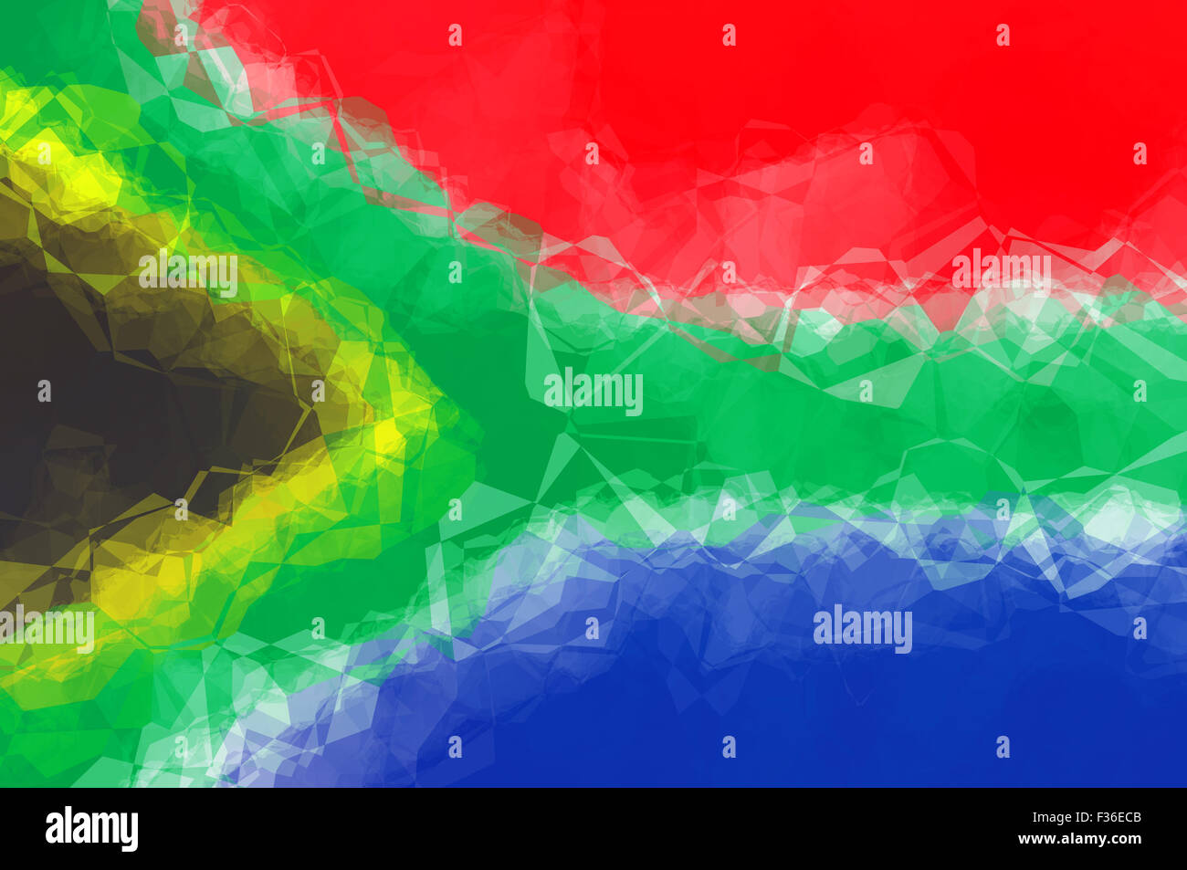 South african flag hi-res stock photography and images - Alamy