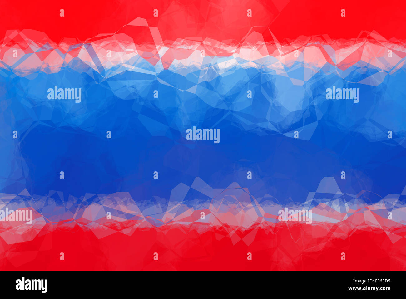 Thai flag - triangular polygonal pattern Stock Photo - Alamy