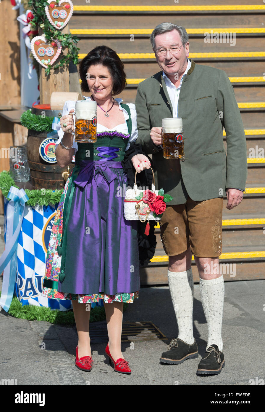 Munich, Germany. 30th Sep, 2015. Bayern Munich's president Karl Hopfner ...