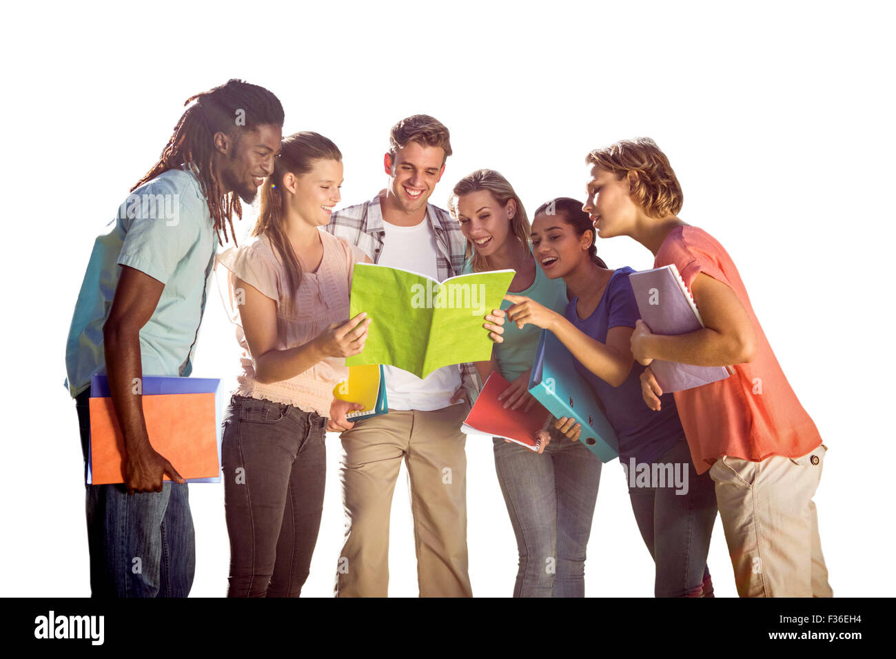 Happy students hi-res stock photography and images - Alamy
