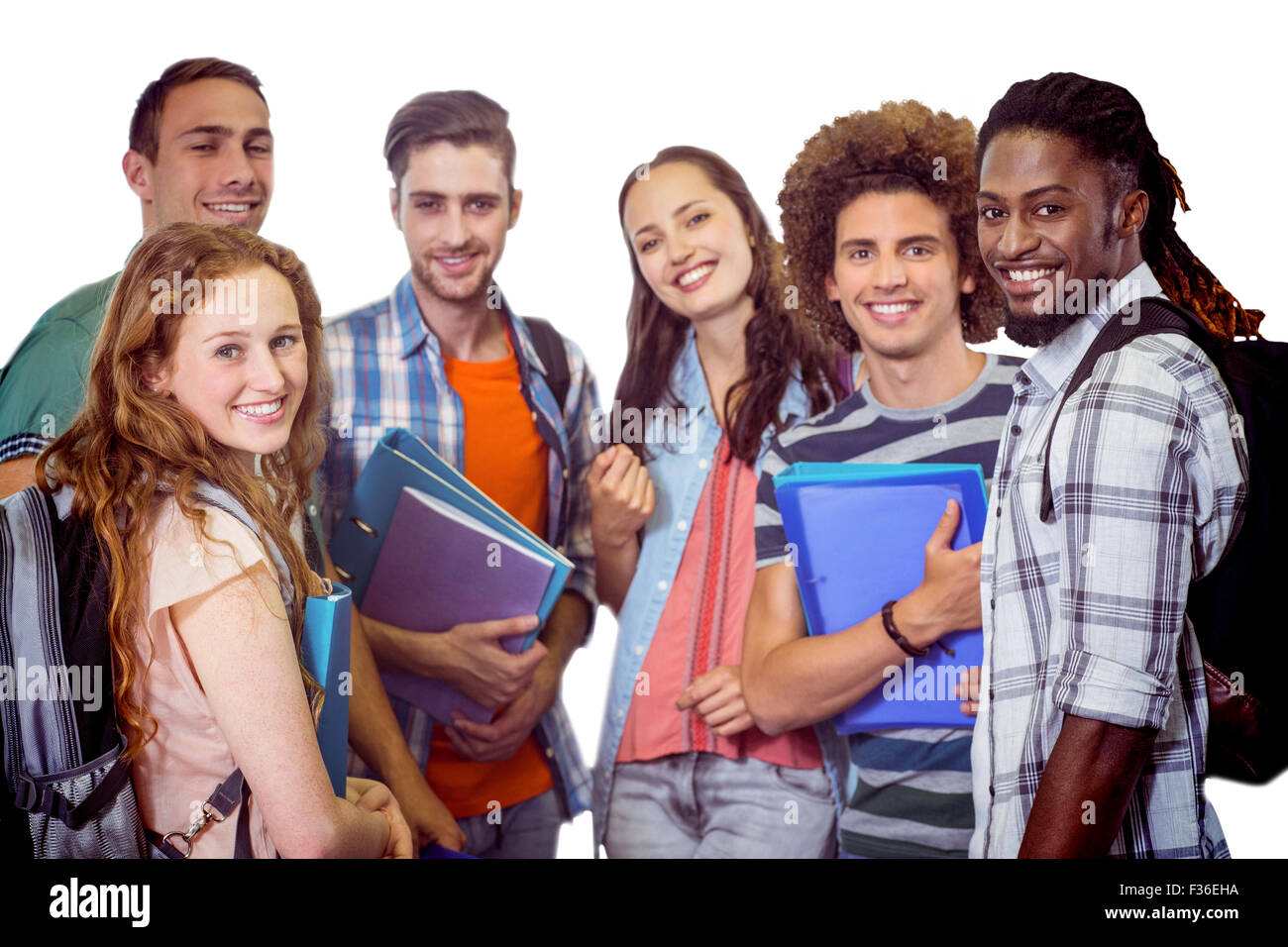 Group work students happy hi-res stock photography and images - Alamy