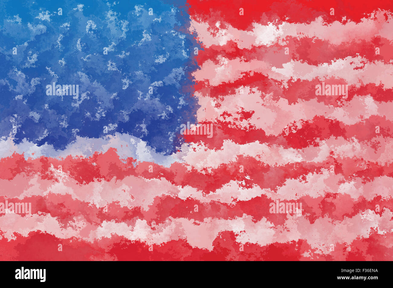 USA flag - grunge design pattern Stock Photo - Alamy