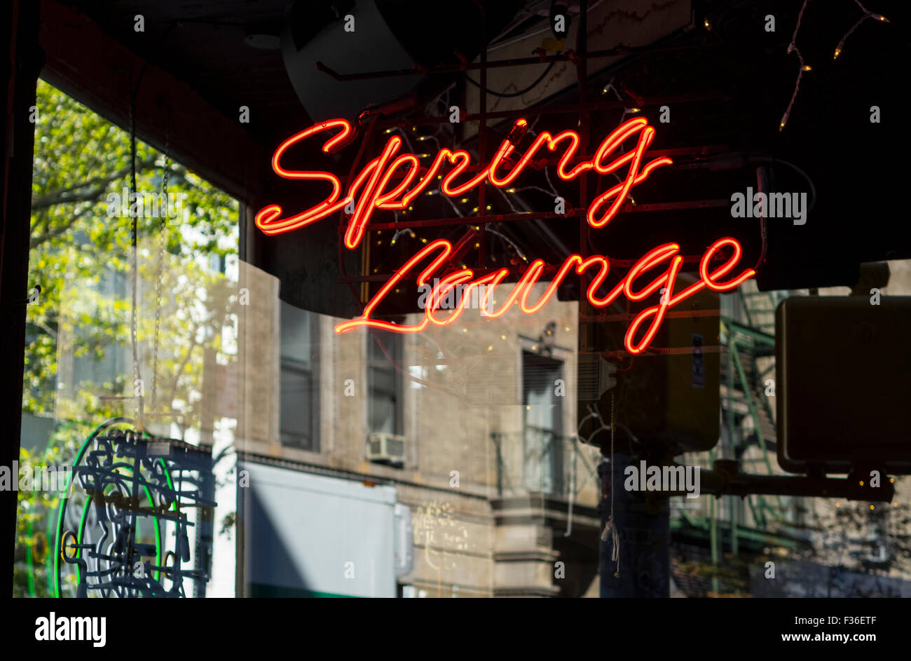 The popular Spring Lounge, know as The Shark Bar, at the corner of ...