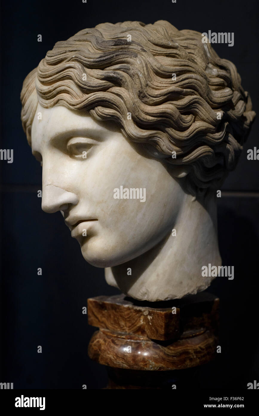 Rome. Italy. Capitoline Museum. Head of Amazon Stock Photo - Alamy
