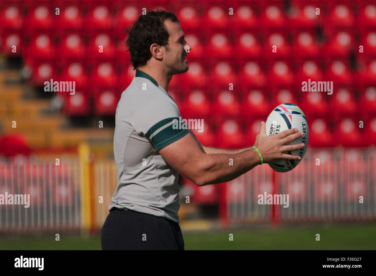 Gateshead, UK. 30 September, 2015. South Africa training, Rugby World ...