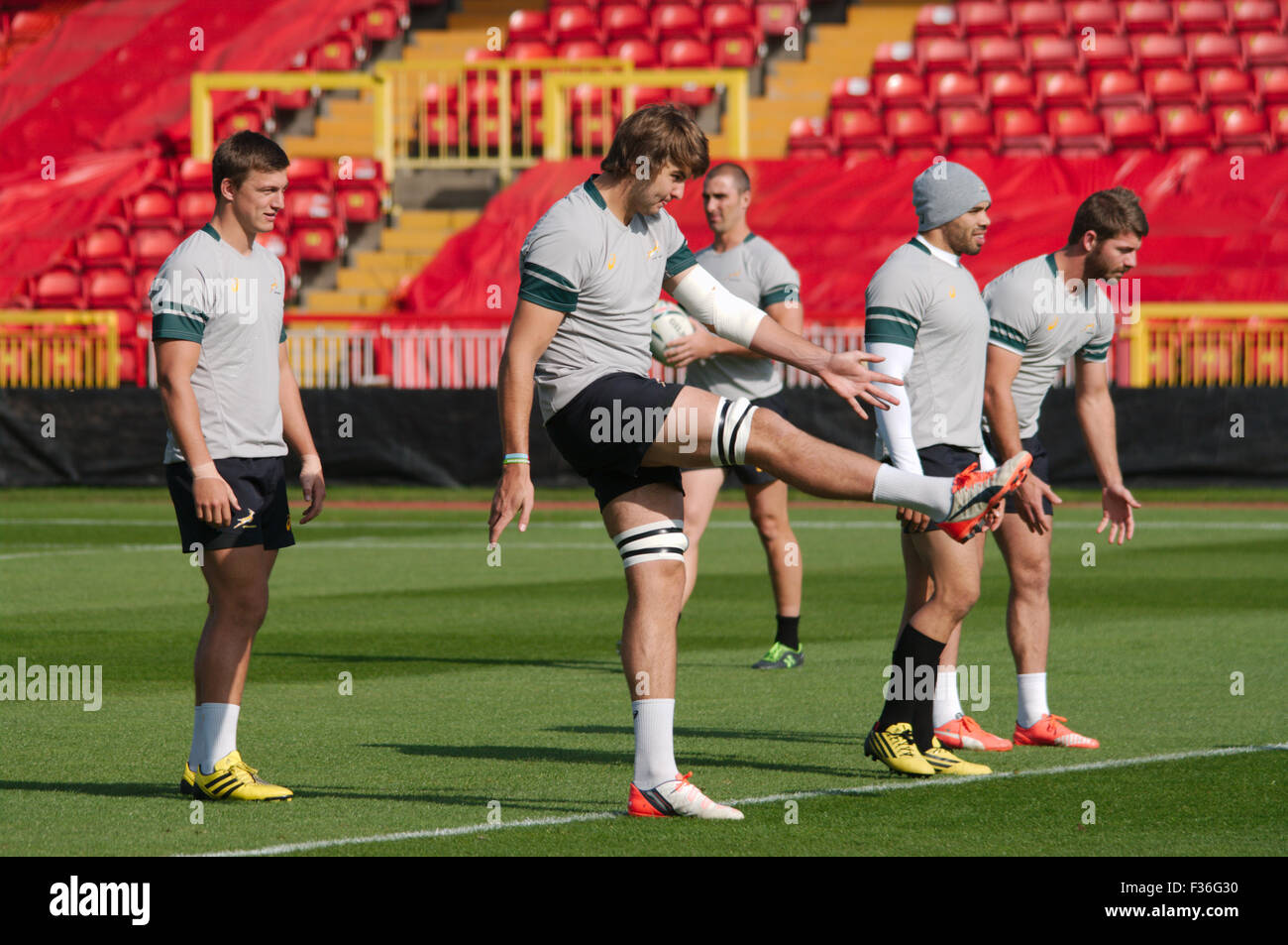 Gateshead, UK. 30 September, 2015. South Africa training, Rugby World ...
