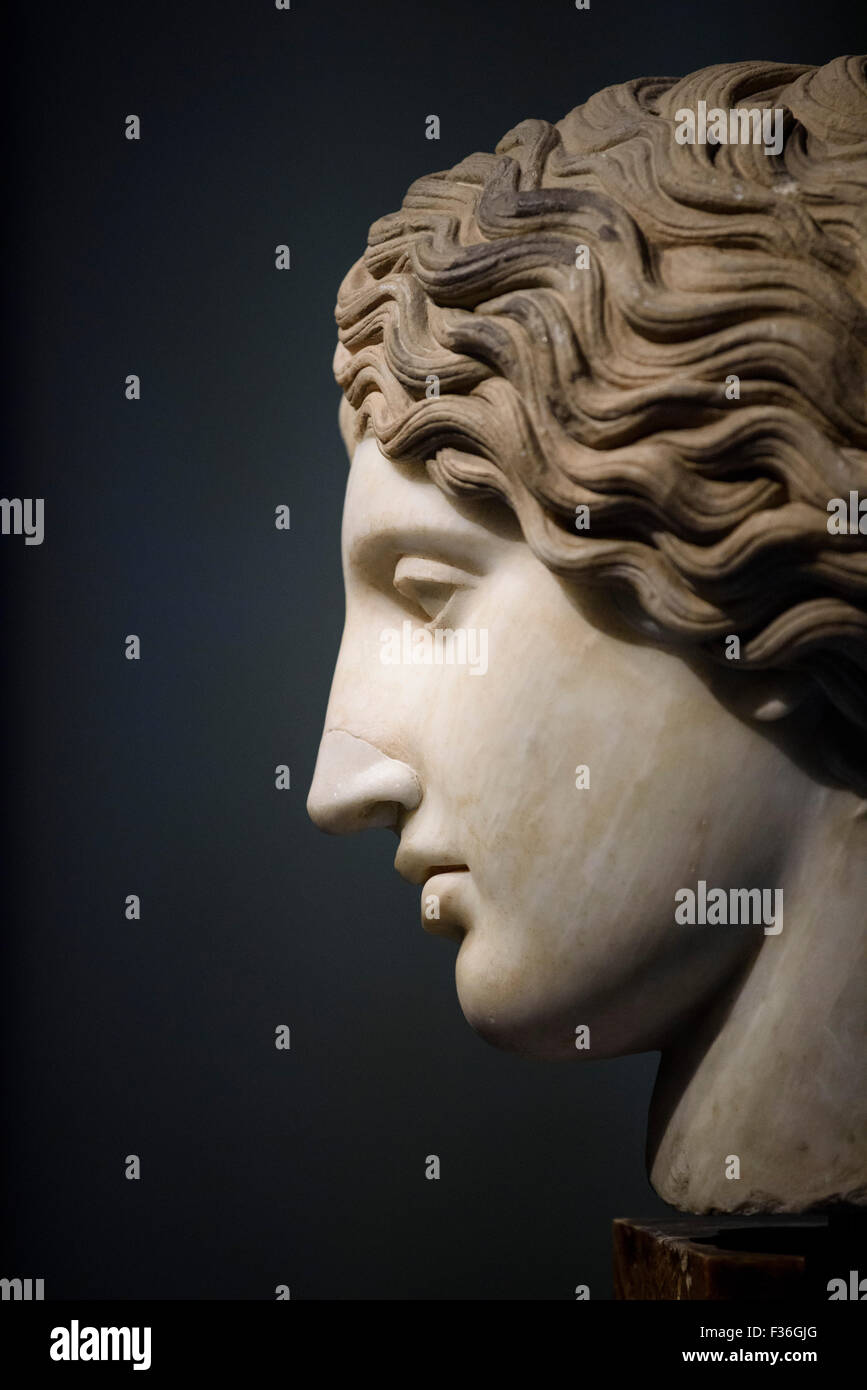Rome. Italy. Capitoline Museum. Head of Amazon Stock Photo - Alamy