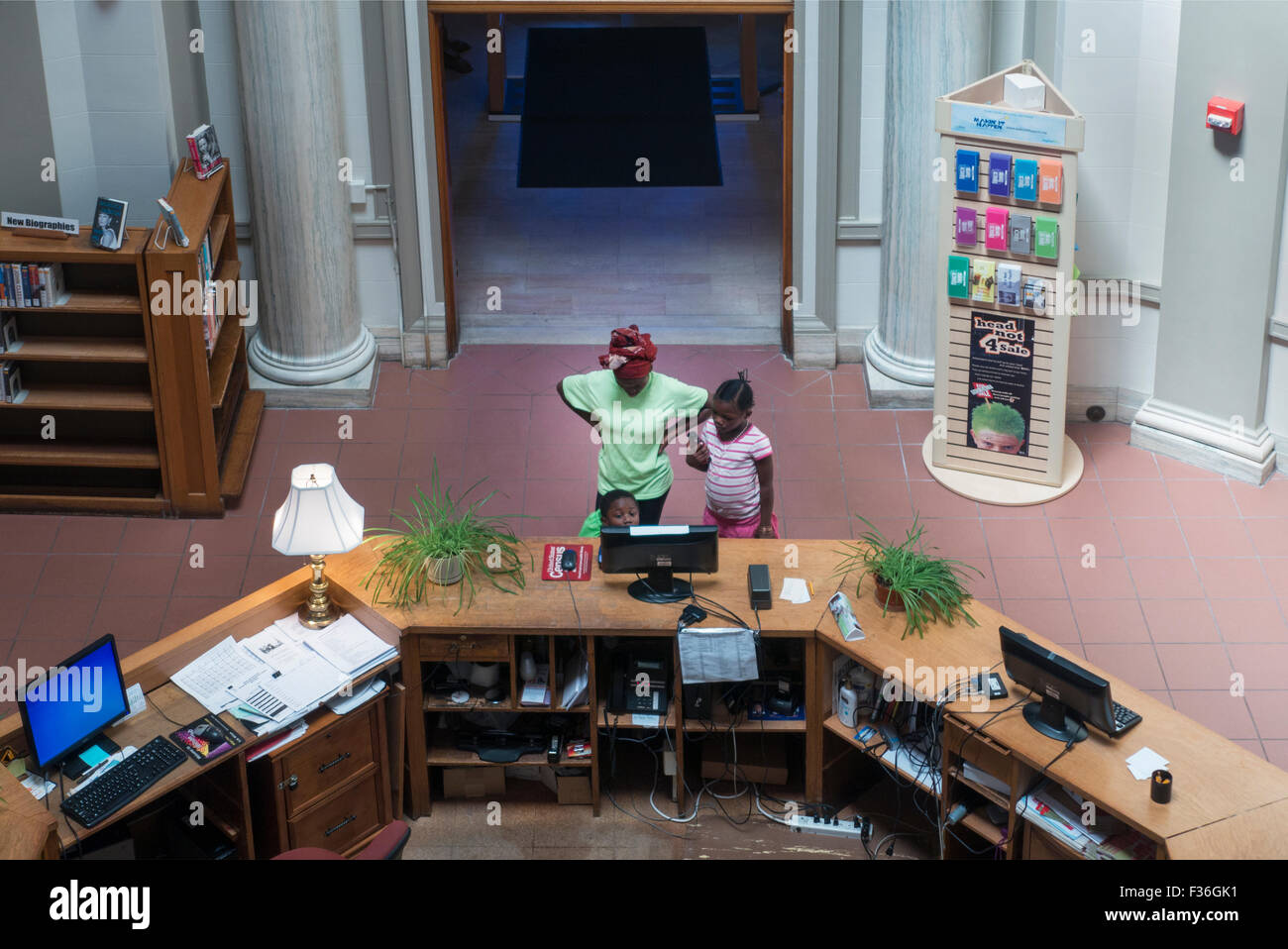 Manchester public library New Hampshire building Stock Photo - Alamy
