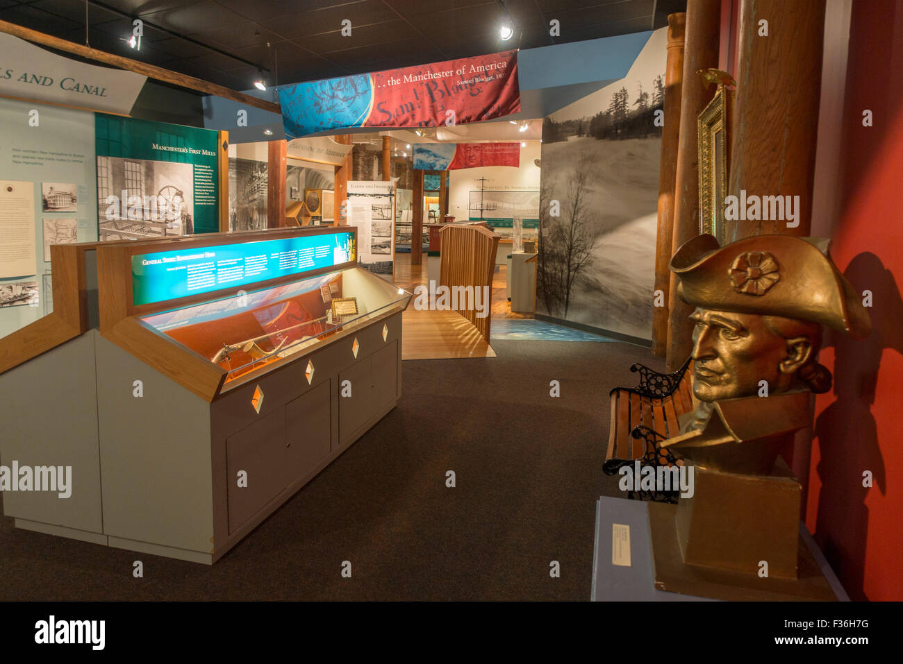 Millyard museum in Manchester New Hampshire Stock Photo - Alamy