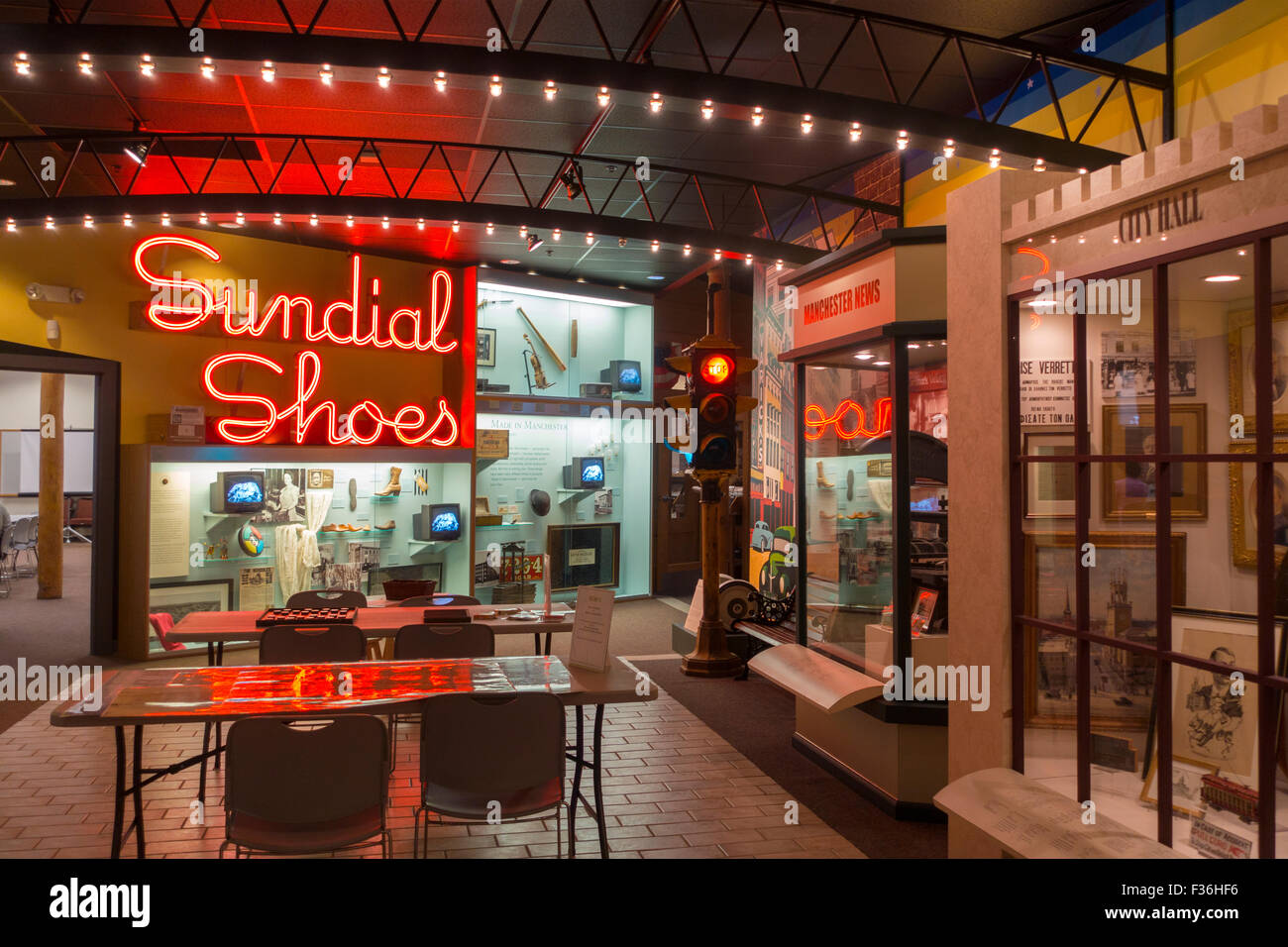 Millyard museum in Manchester New Hampshire Stock Photo - Alamy