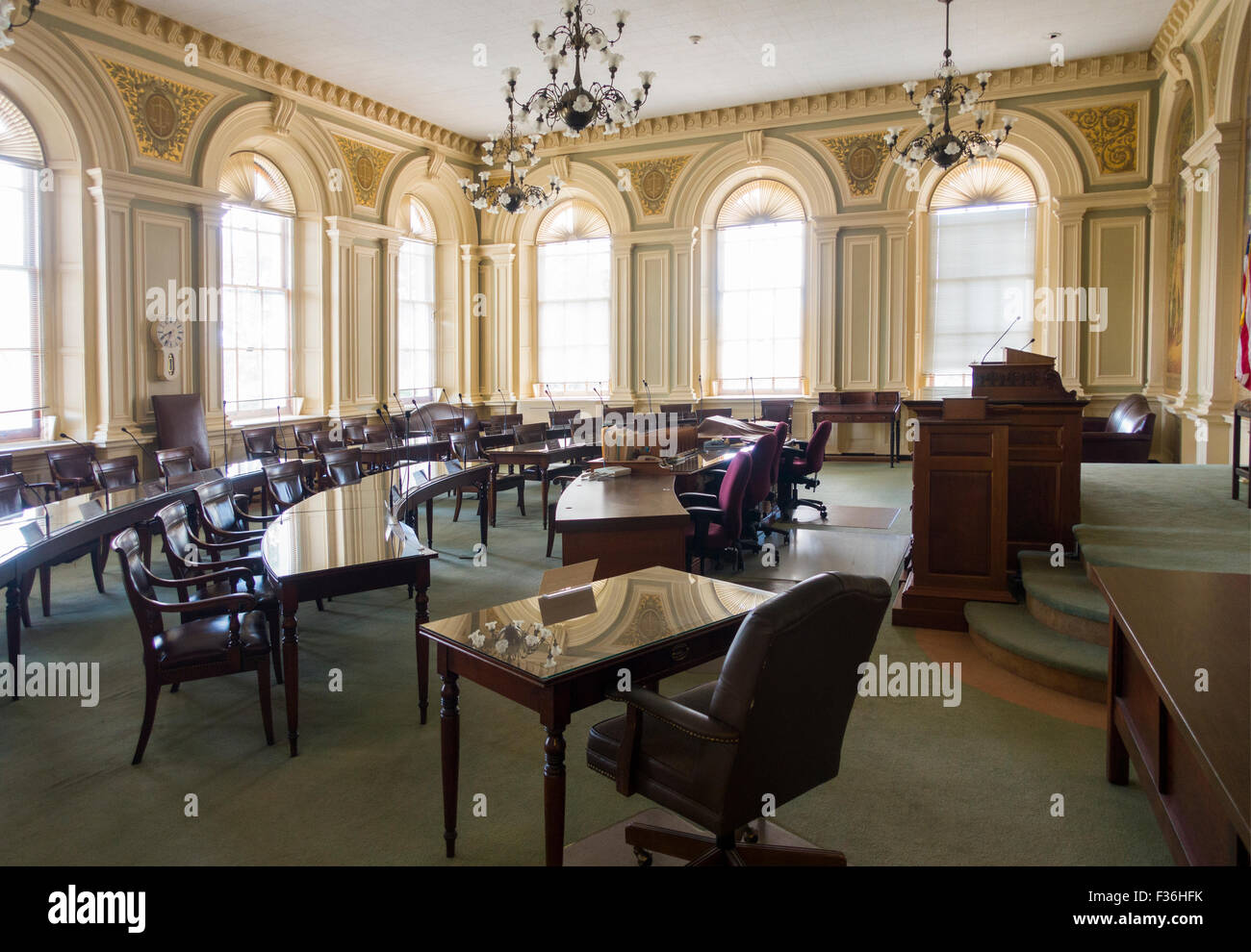 New Hampshire state capitol building in Concord Stock Photo - Alamy