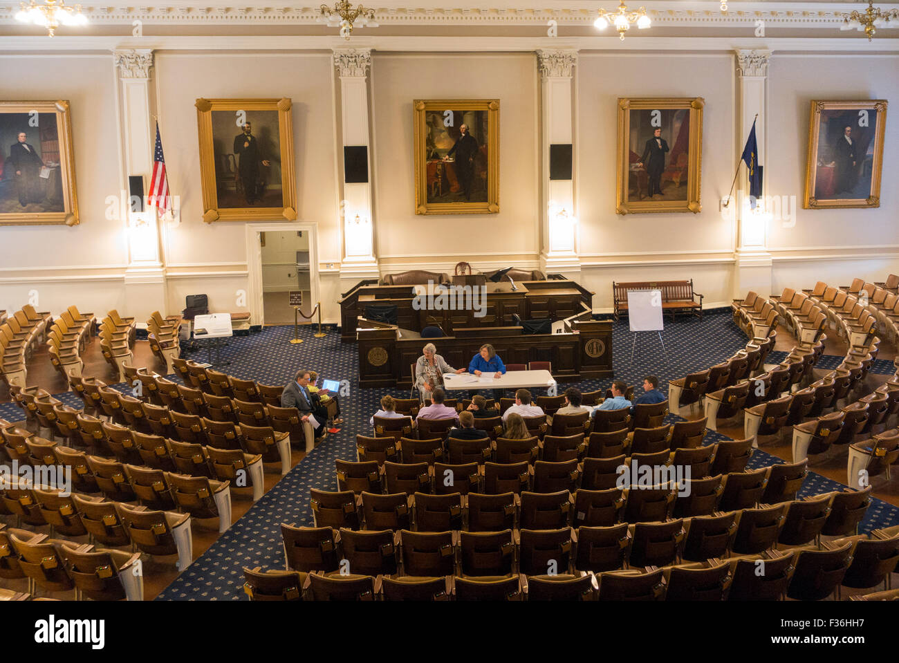 New Hampshire state capitol building in Concord Stock Photo - Alamy