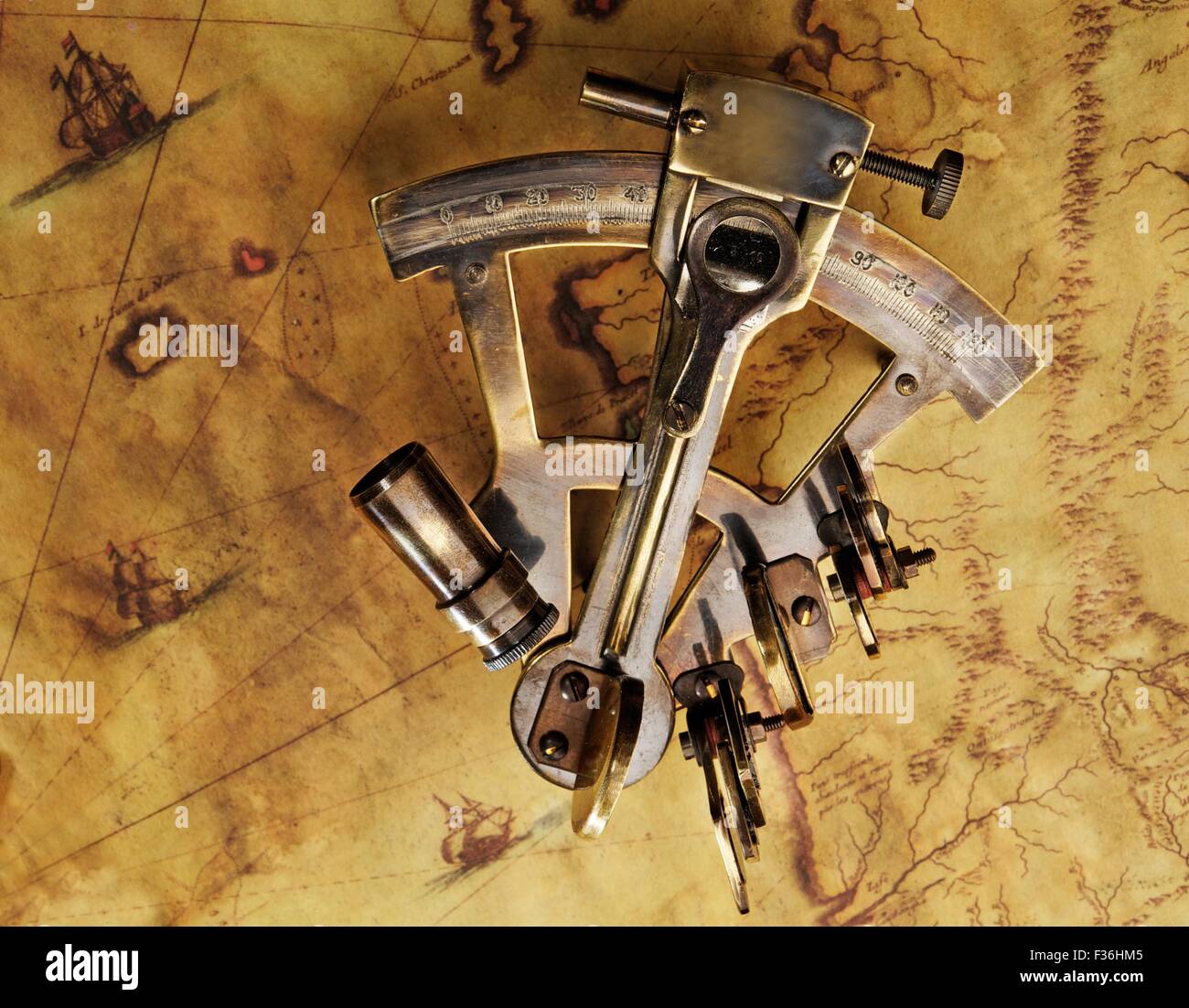 Sextant hi-res stock photography and images - Alamy