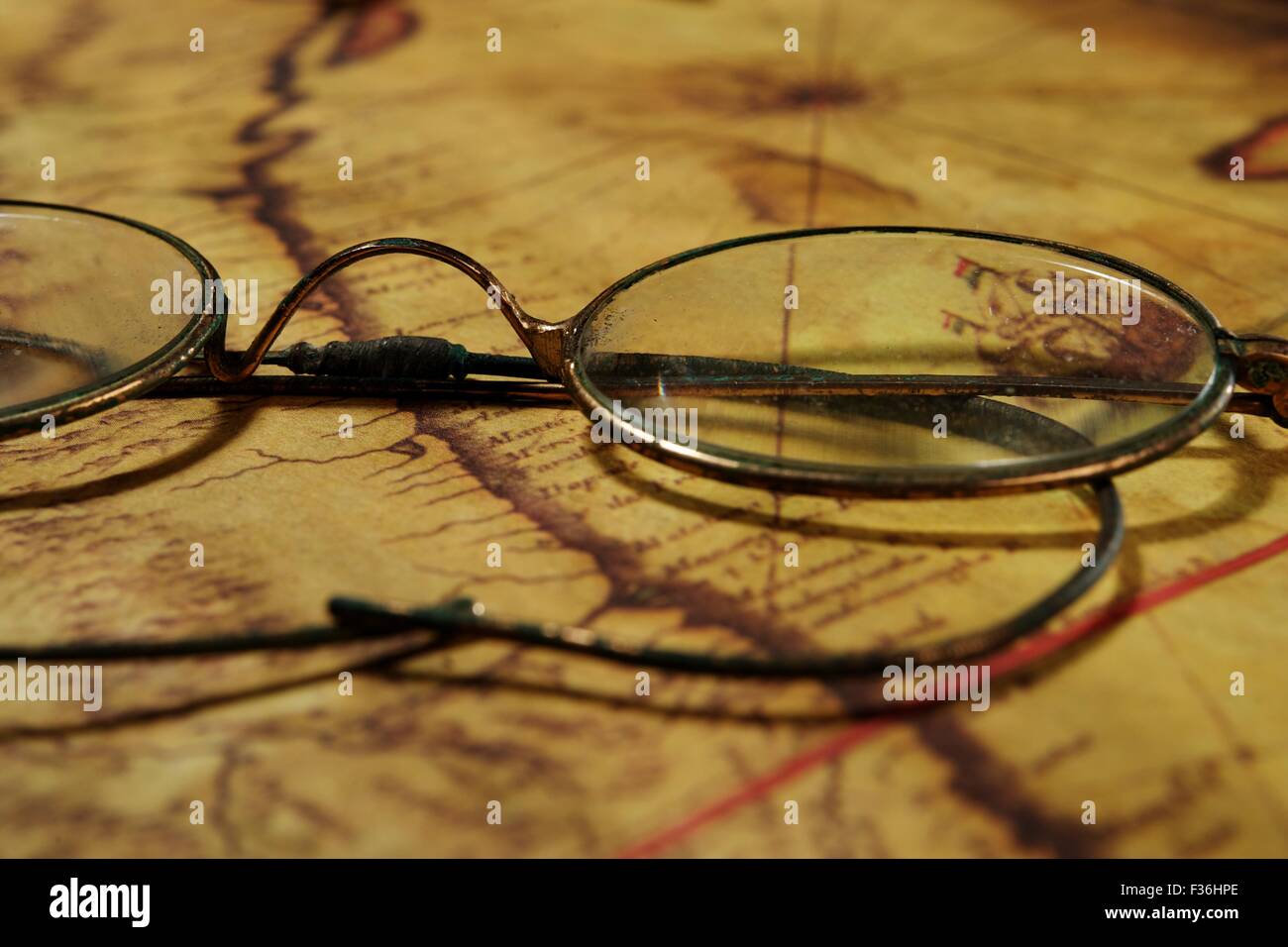 Old sailing map hi-res stock photography and images - Alamy