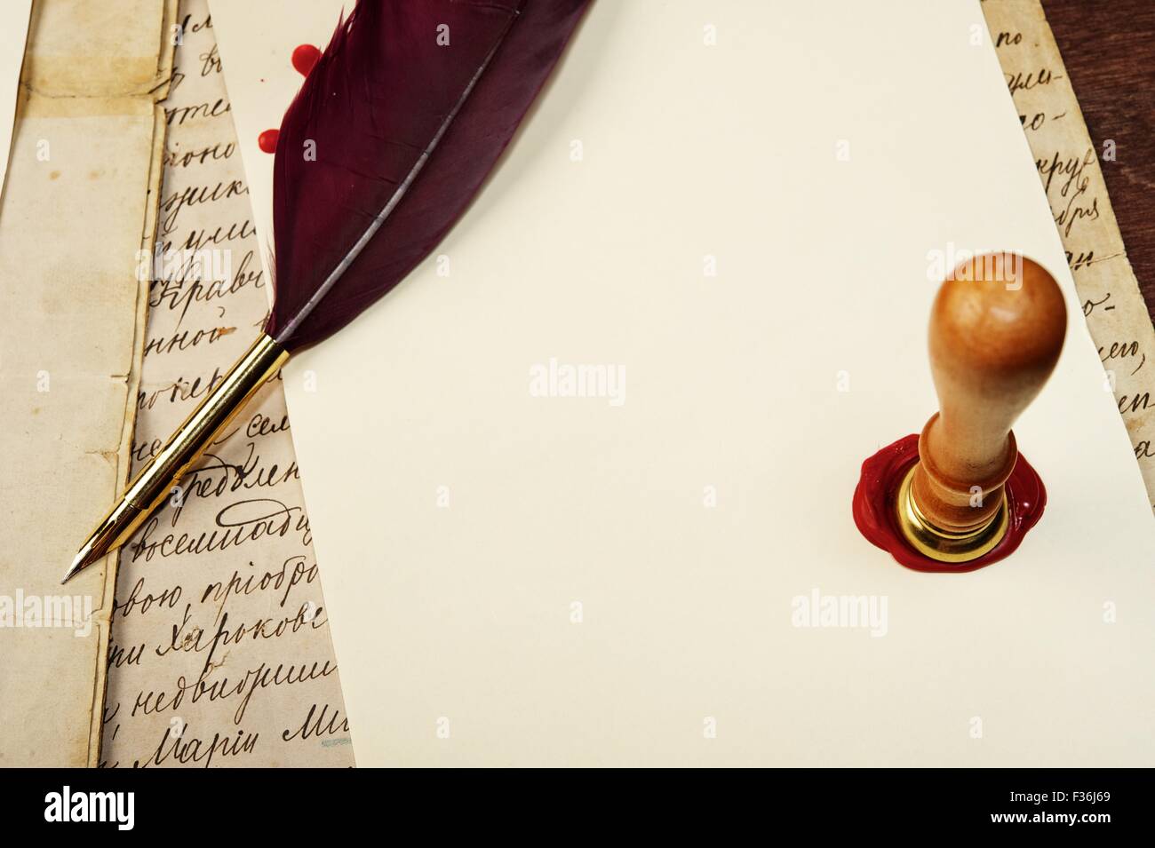 Old letter concept Stock Photo - Alamy