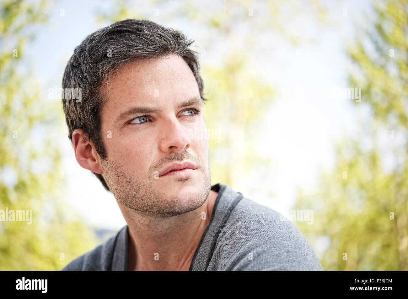 Handsome man portrait Stock Photo - Alamy