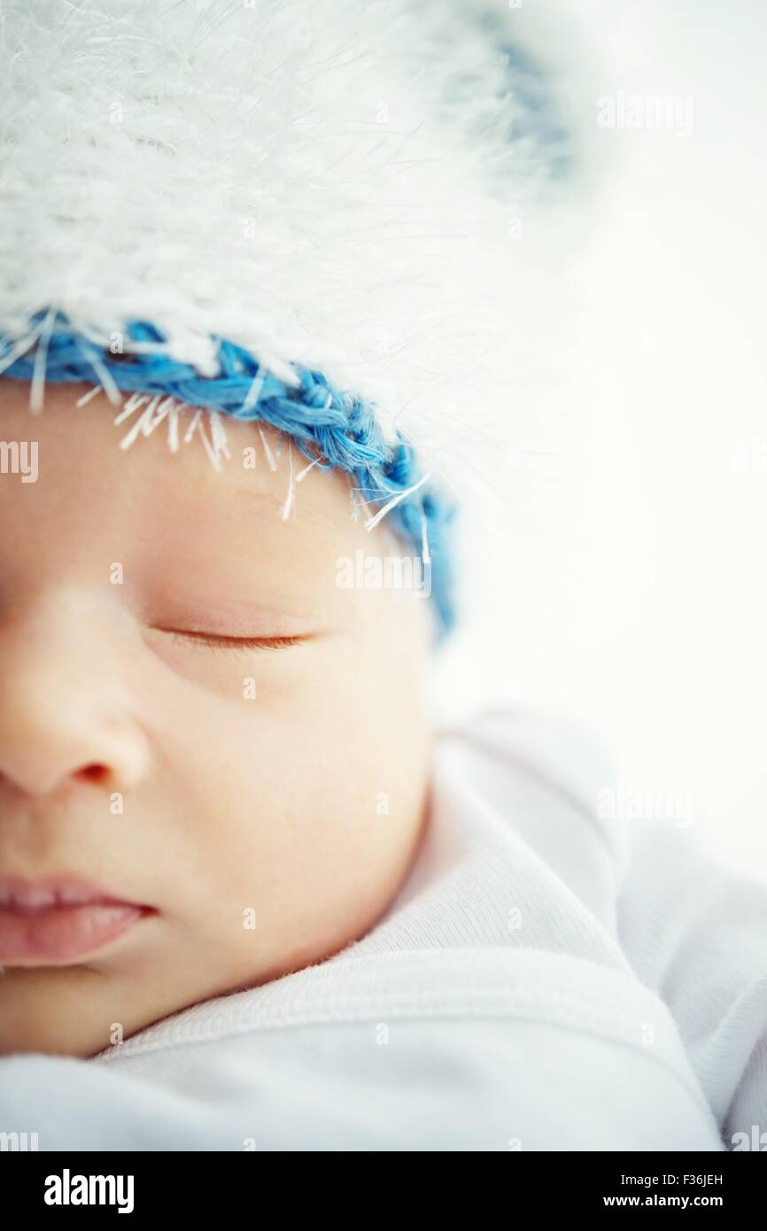 Sleeping baby portrait Stock Photo - Alamy