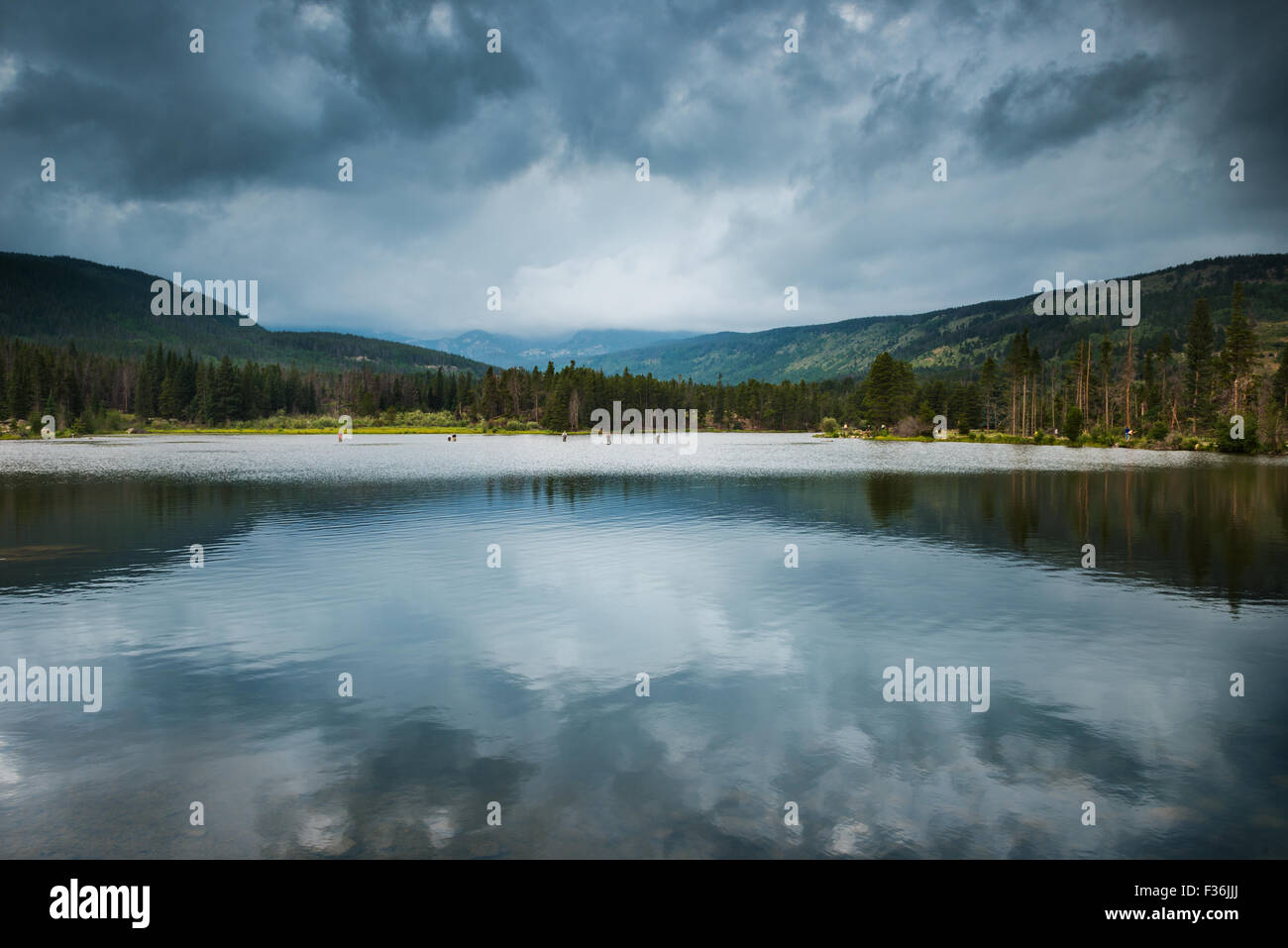 mirror of landscape Stock Photo - Alamy