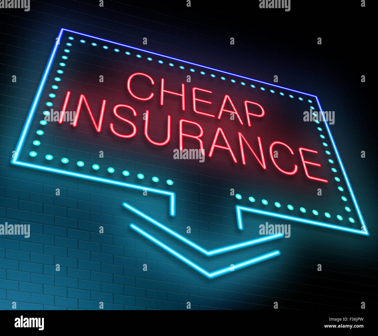 Cheap insurance concept Stock Photo - Alamy
