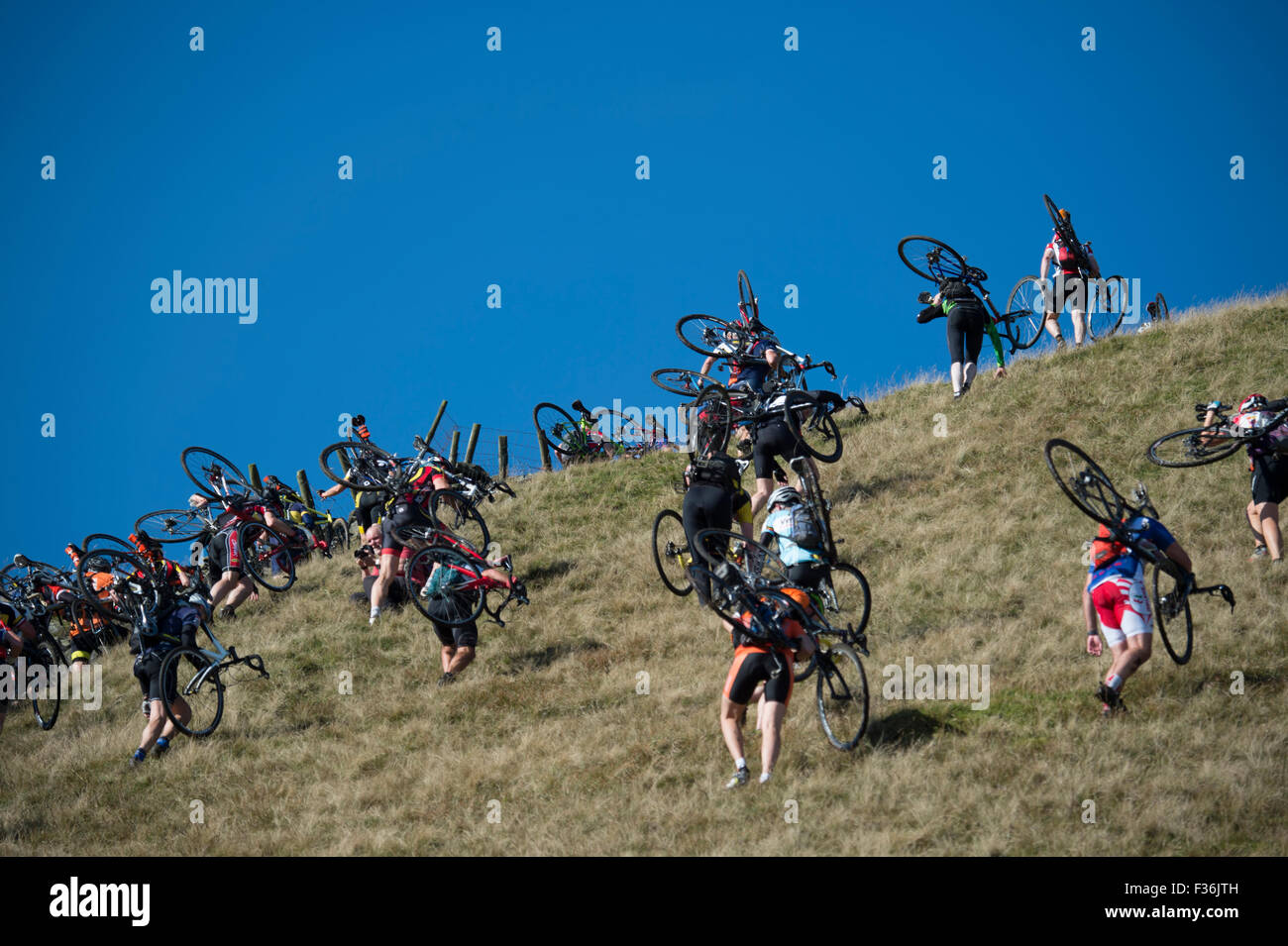 Three Peaks cyclocross 2015, Yorkshire Dales, UK Stock Photo - Alamy