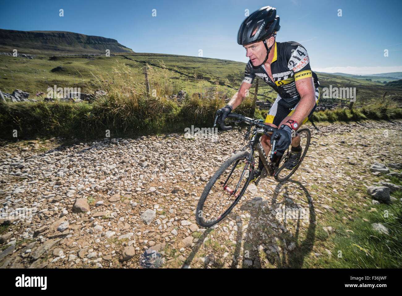 Nick Craig third place in theThree Peaks cyclocross 2015, Yorkshire ...