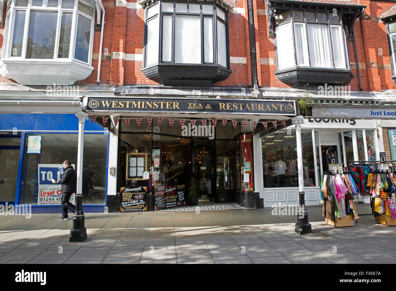 Westminster tea rooms and restaurant Stock Photo - Alamy