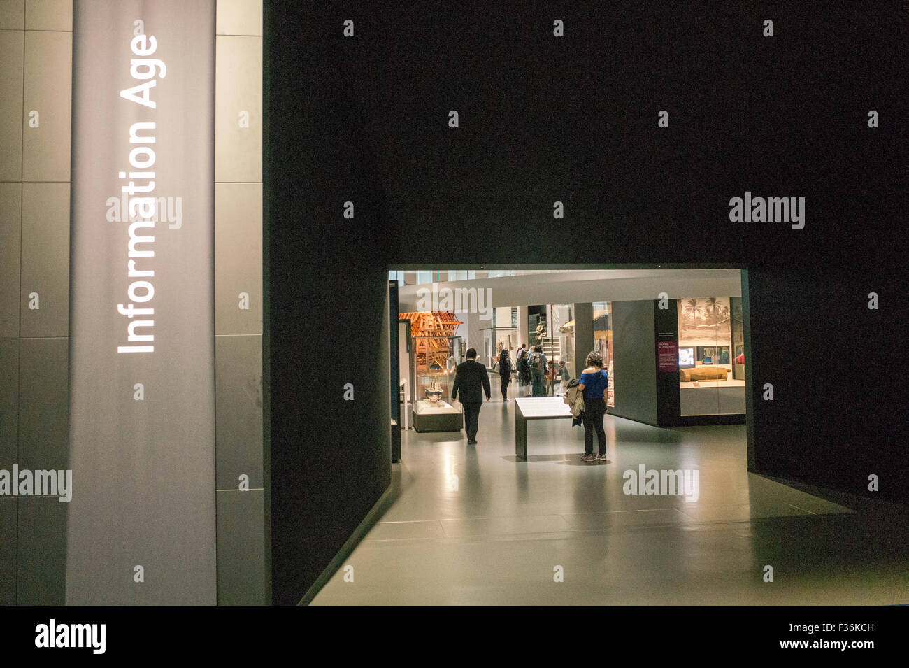 Information Age exhibition inside The Science Museum in London Britain ...