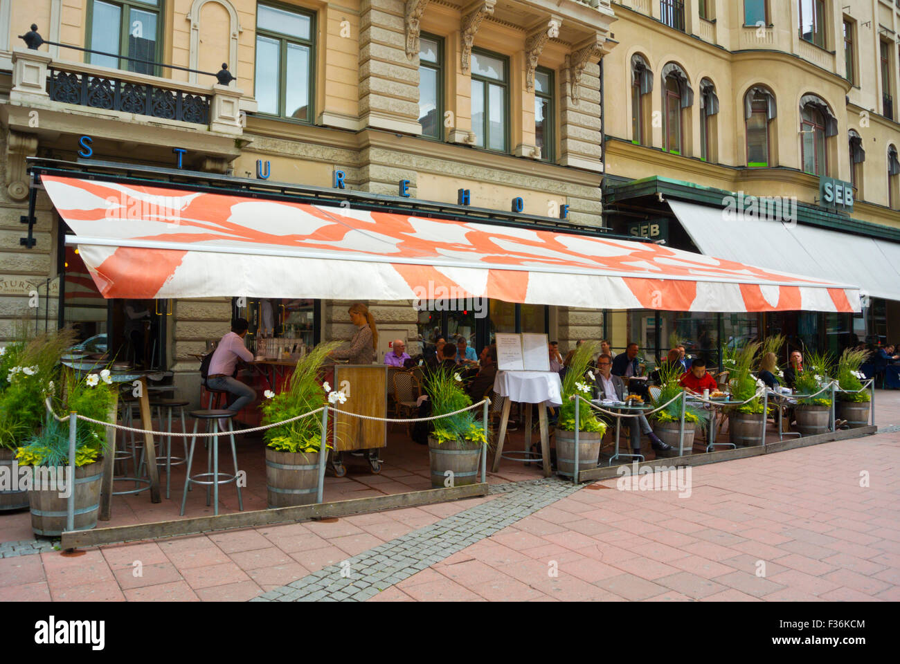 Sturehof restaurant bar terrace, Stureplan, Östermalm, Stockholm ...