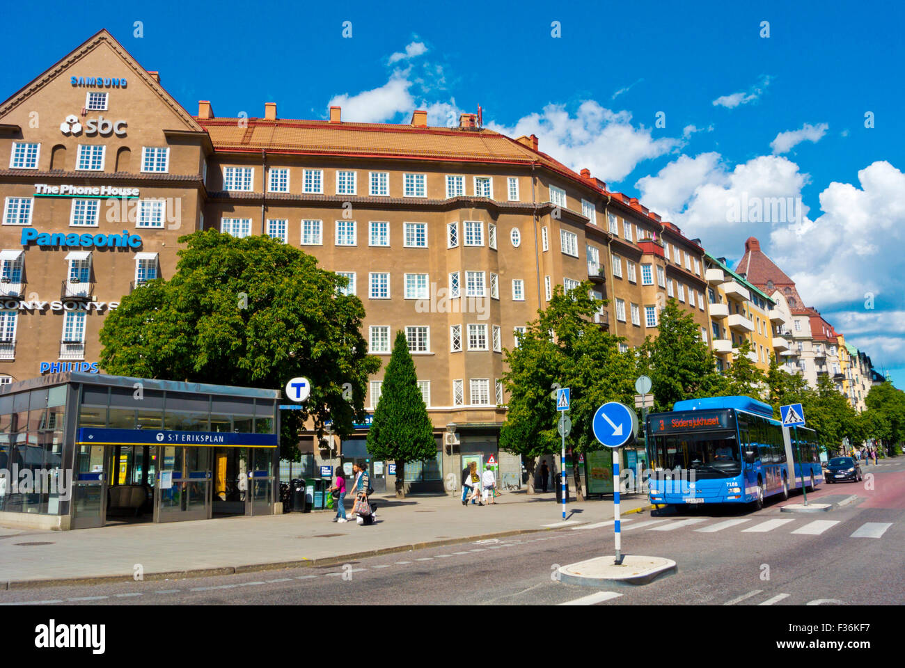 Sankt Eriksplan, Vasastaden, Stockholm, Sweden Stock Photo - Alamy