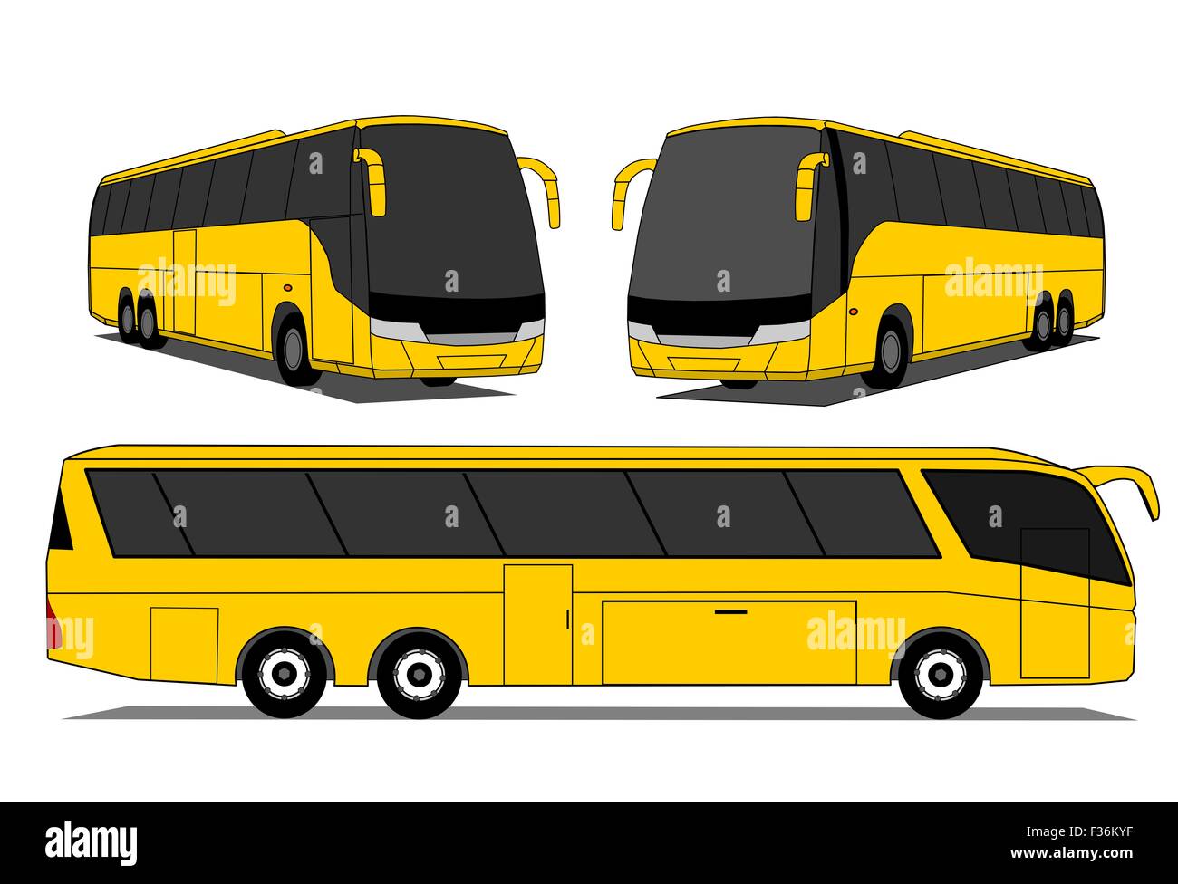 Modern coach vehicle Cut Out Stock Images & Pictures - Alamy