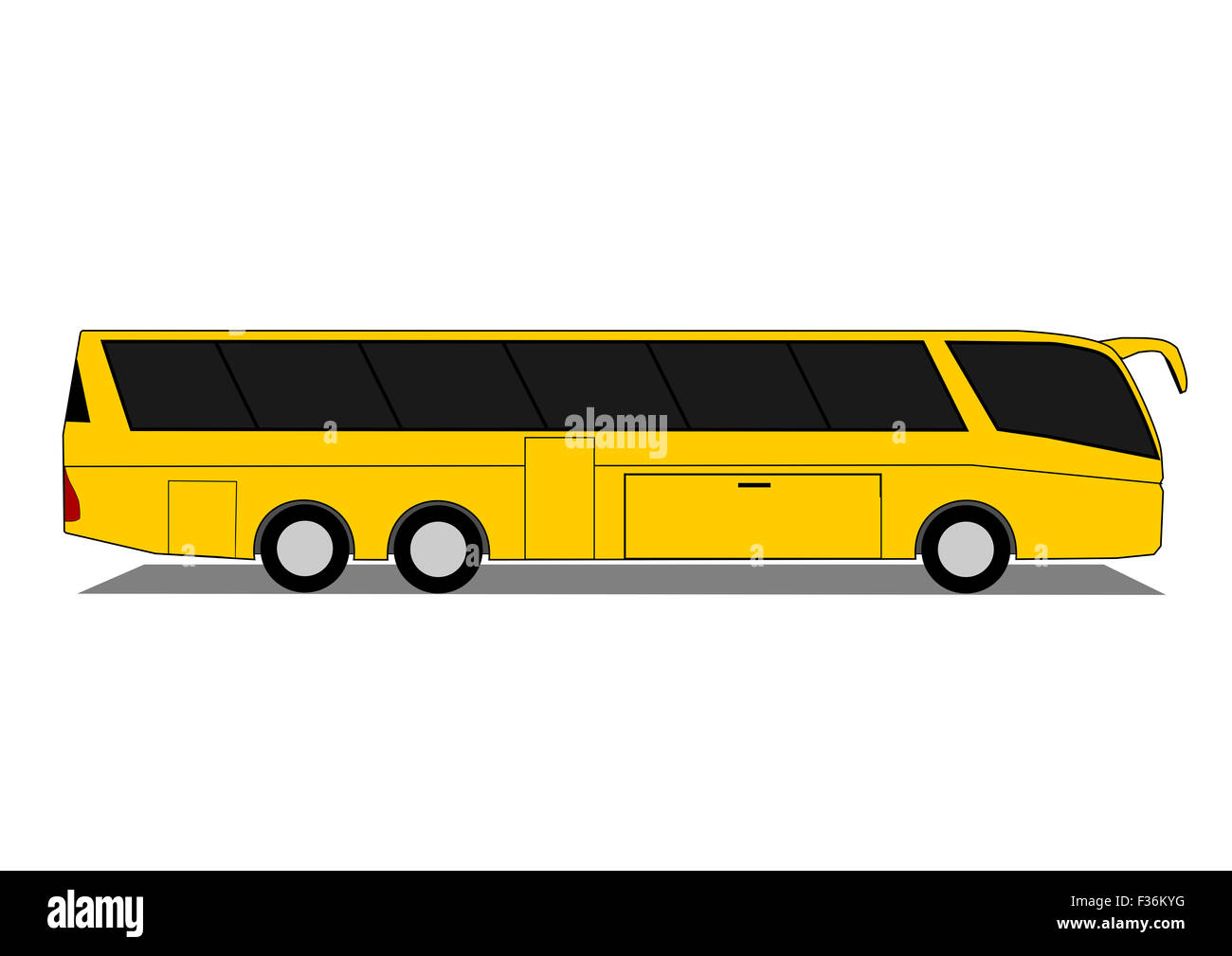 White coach bus modern Cut Out Stock Images & Pictures - Alamy