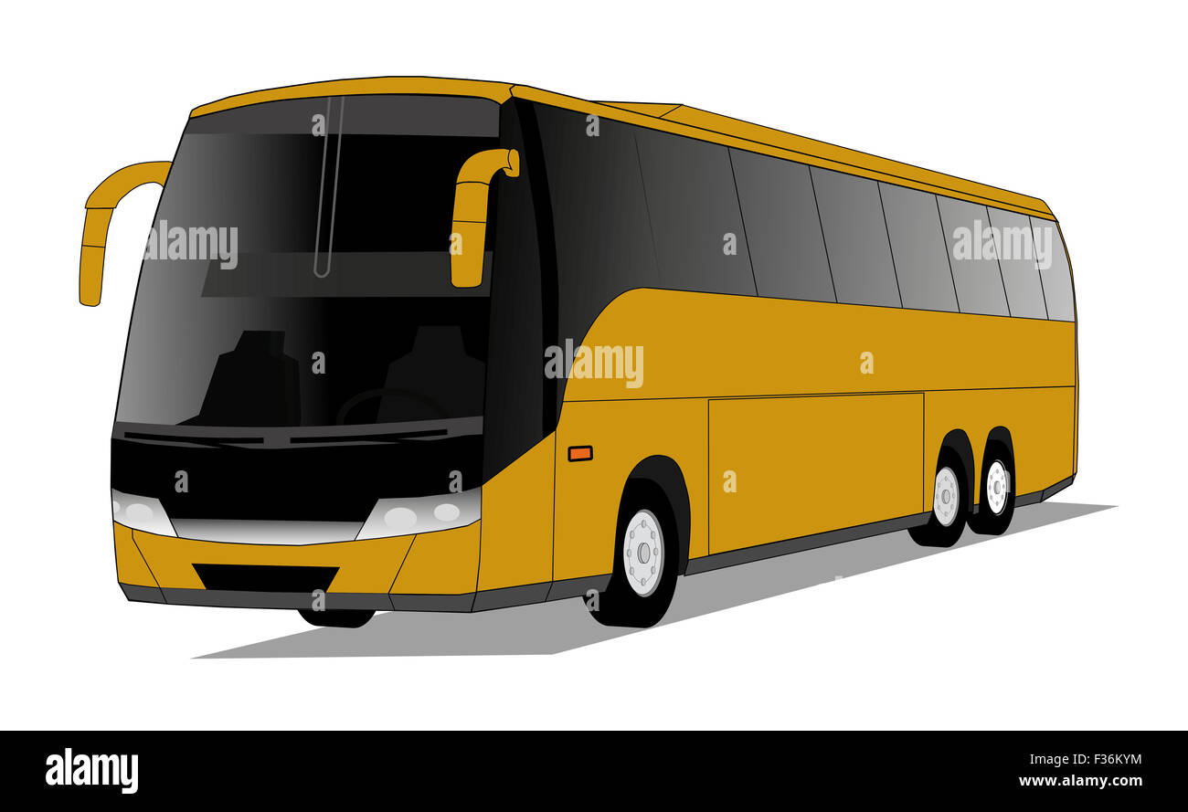 Coach trip vector Cut Out Stock Images & Pictures - Alamy