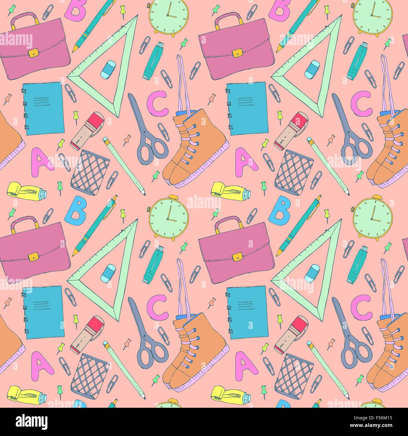 Hand drawn school symbols Stock Vector Image & Art - Alamy