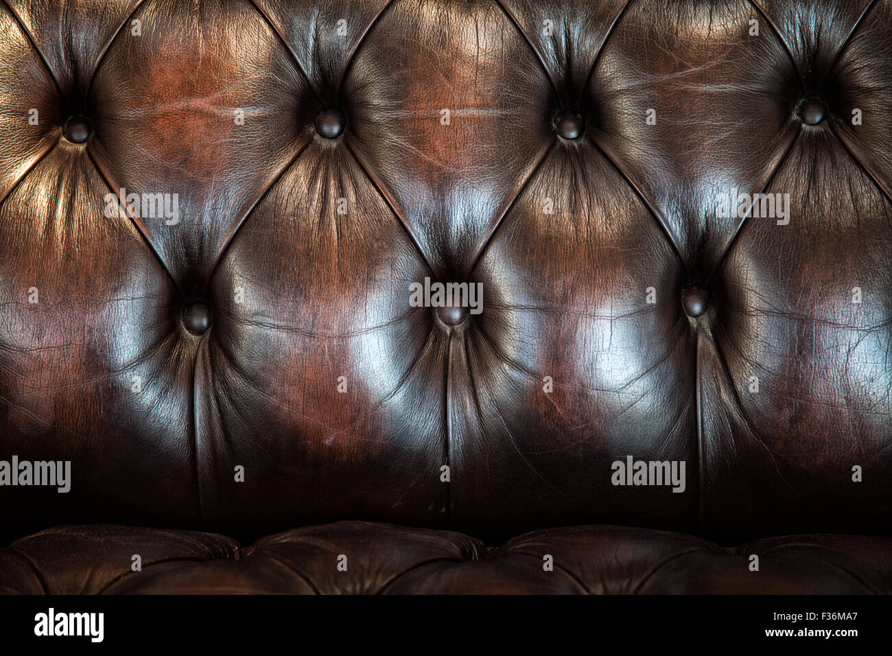 Classic brown leather texture Stock Photo - Alamy