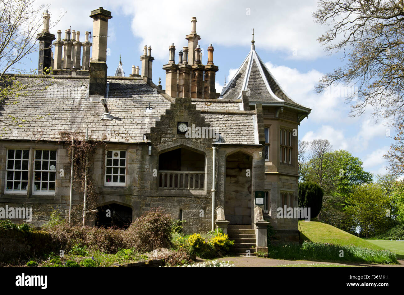 The back of Lauriston Castle in Edinburgh, Scotland Stock Photo - Alamy