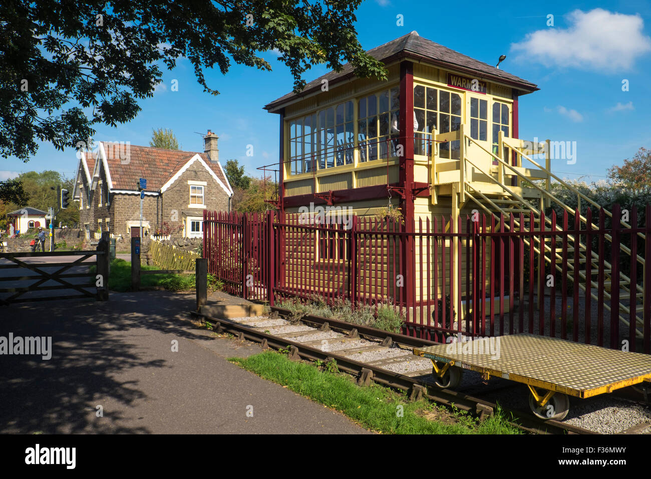 Warmley Signal Box Bristol Stock Photo - Alamy