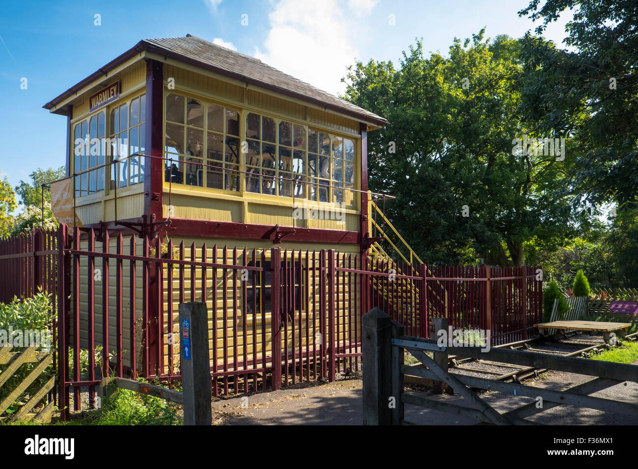 Warmley Signal Box Bristol Stock Photo - Alamy