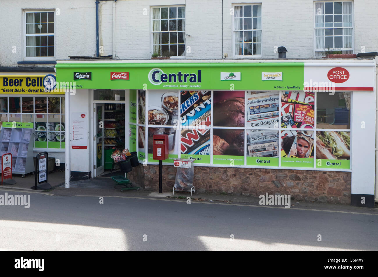 Lympstone a coastal village in East Devon England UK the shop Stock ...