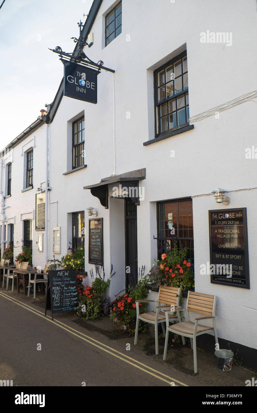 Lympstone a coastal village in East Devon England UK Globe Inn pub ...