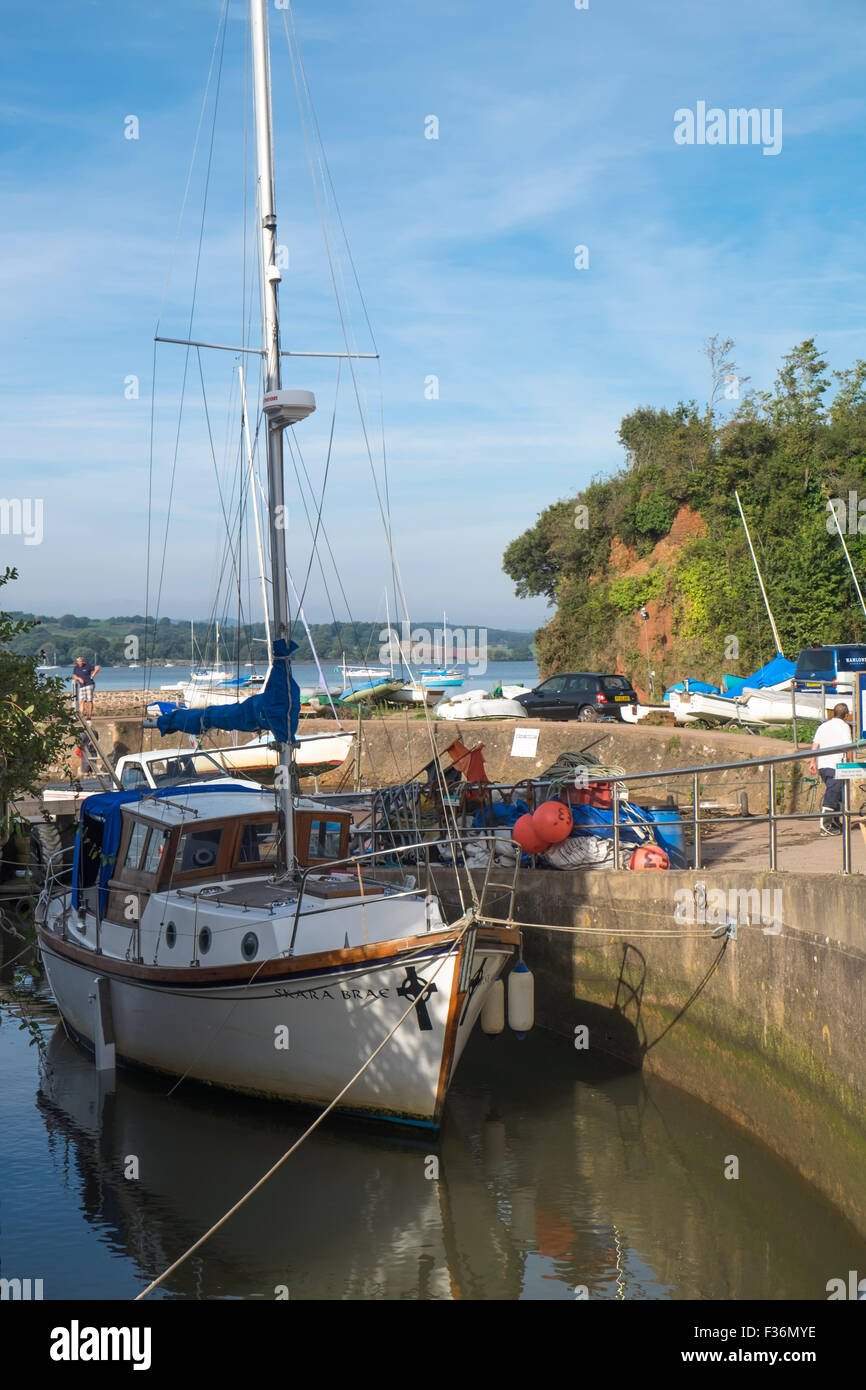 Lympstone a coastal village in East Devon England UK Stock Photo - Alamy