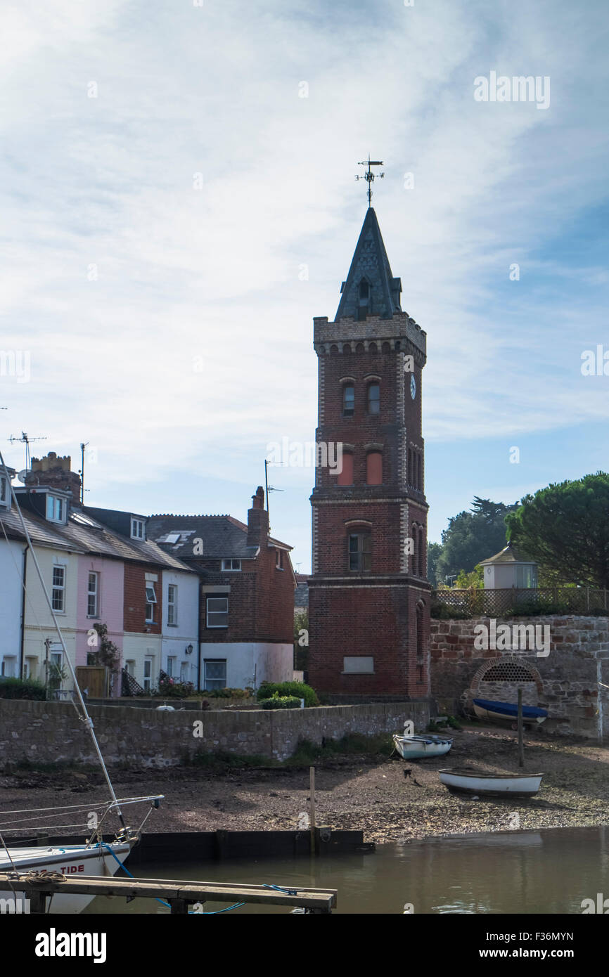 Lympstone a coastal village in East Devon England UK St Peters Tower ...